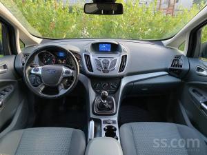 Grey Ford C-Max 2015 in Jelgava, with an engine capacity of 1.60 L and mileage of 0 thousand km for 4850 €, photo 12 on AUTOMOTO.COM.LV