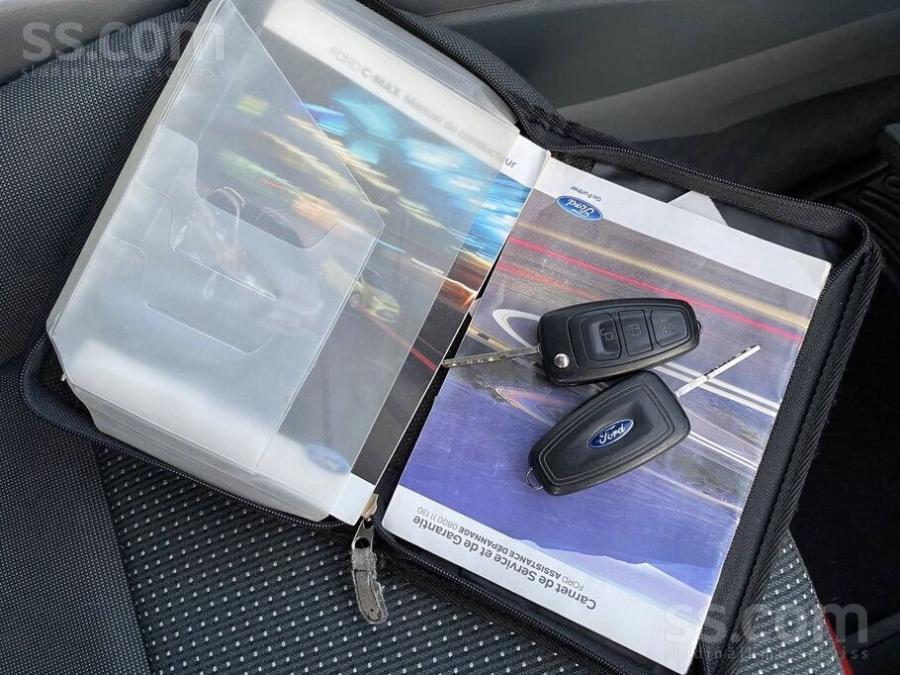 Grey Ford C-Max 2015 in Jelgava, with an engine capacity of 1.60 L and mileage of 0 thousand km for 4850 €, photo 26 on AUTOMOTO.COM.LV