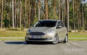 Pelēks Ford C-Max 2016 Rīga, ar dzinēja tilpumu 1.00 L un nobraukumu 206 tūkst. km par 3490 €, foto  vietnē AUTOMOTO.COM.LV