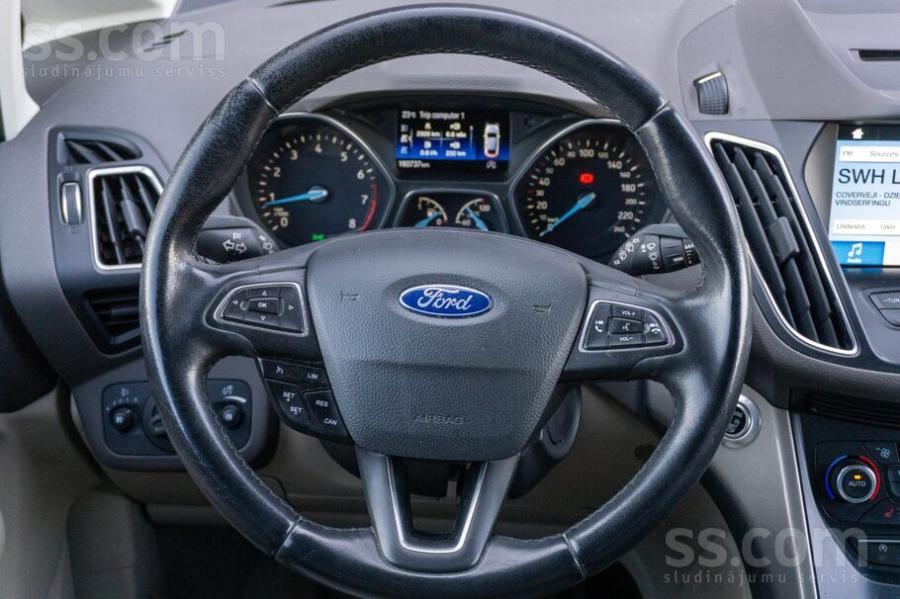 Pelēks Ford C-Max 2016 Rīga, ar dzinēja tilpumu 1.00 L un nobraukumu 206 tūkst. km par 3490 €, foto 14 vietnē AUTOMOTO.COM.LV