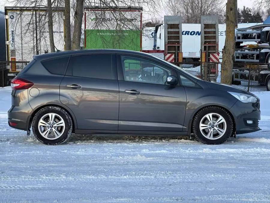 Grey Ford C-Max 2017 in Riga, with an engine capacity of 1.00 L and mileage of 130 thousand km for 6600 €, photo 3 on AUTOMOTO.COM.LV