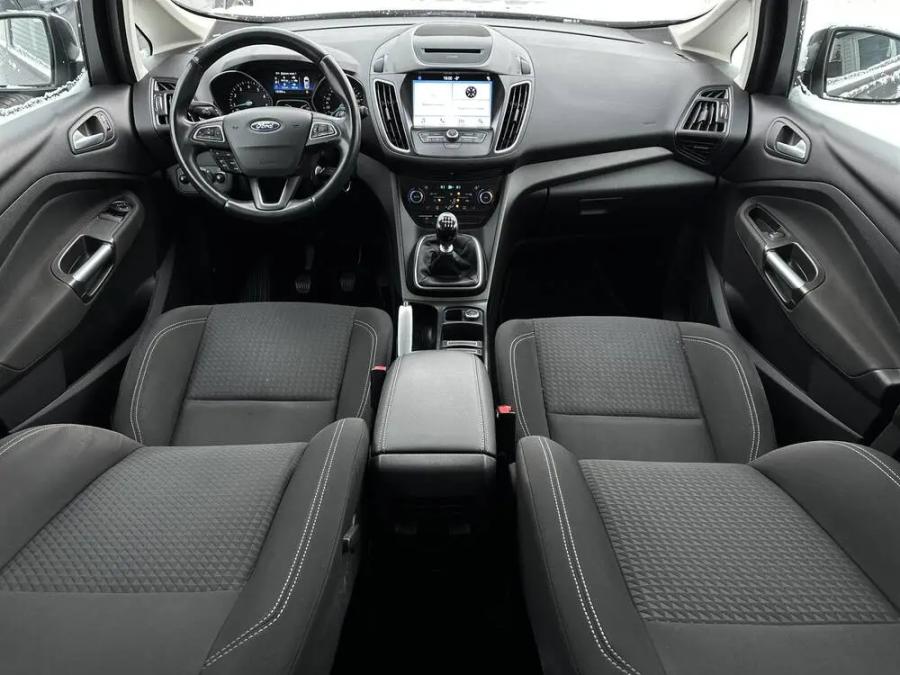 Grey Ford C-Max 2017 in Riga, with an engine capacity of 1.00 L and mileage of 130 thousand km for 6600 €, photo 13 on AUTOMOTO.COM.LV