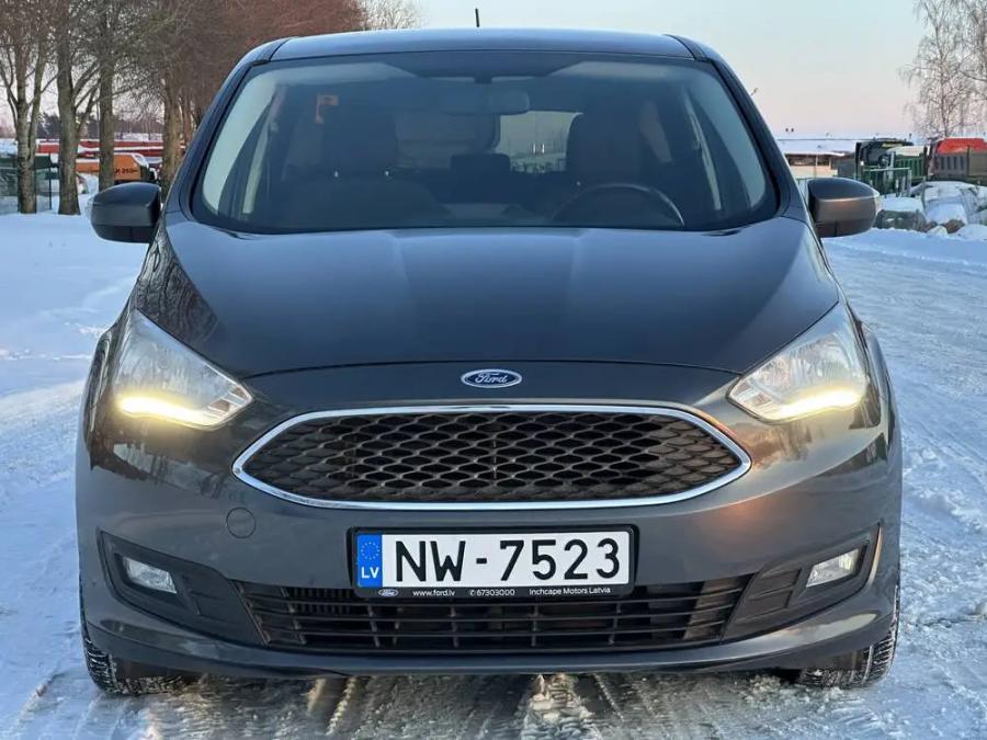Grey Ford C-Max 2017 in Riga, with an engine capacity of 1.00 L and mileage of 130 thousand km for 6600 €, photo 30 on AUTOMOTO.COM.LV