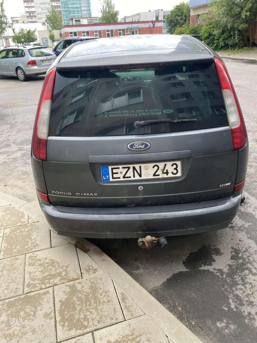 Pelēks Ford C-Max 2003 Viļņa, ar dzinēja tilpumu 2.00 L un nobraukumu 336 tūkst. km par 500 €, foto 5 vietnē AUTOMOTO.COM.LV