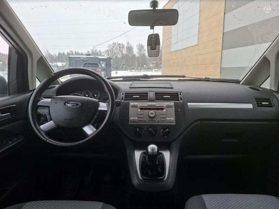 Pelēks Ford C-Max 2004 Šauļi, ar dzinēja tilpumu 1.60 L un nobraukumu 300 tūkst. km par 1350 €, foto 7 vietnē AUTOMOTO.COM.LV
