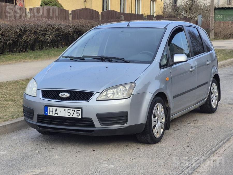 Grey Ford C-Max 2004 in Riga, with an engine capacity of 1.60 L and mileage of 290 thousand km for 950 €, photo 3 on AUTOMOTO.COM.LV
