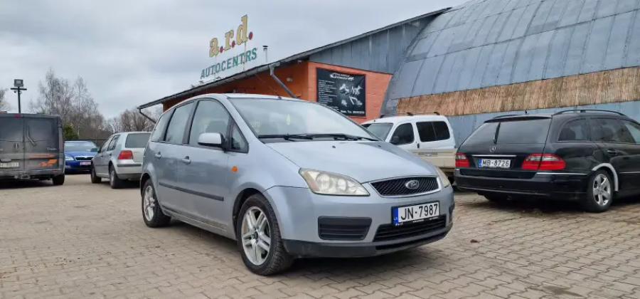 Pelēks Ford C-Max 2004 Valmiera, ar dzinēja tilpumu 1.60 L un nobraukumu 347 tūkst. km par 1100 €, foto 1 vietnē AUTOMOTO.COM.LV