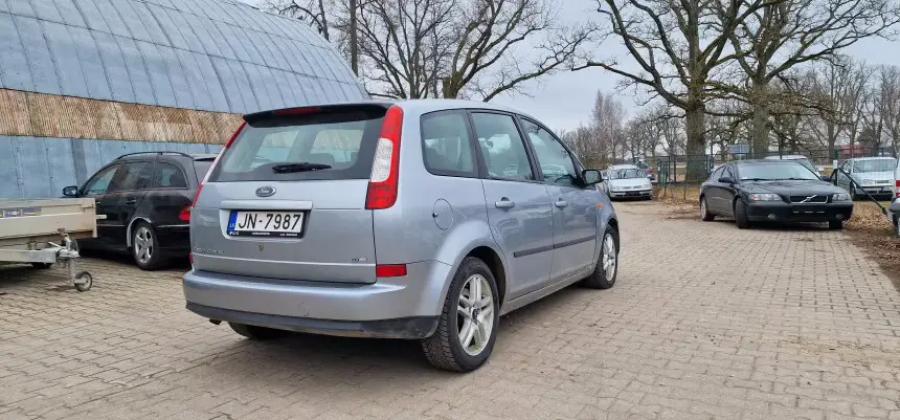 Pelēks Ford C-Max 2004 Valmiera, ar dzinēja tilpumu 1.60 L un nobraukumu 347 tūkst. km par 1100 €, foto 4 vietnē AUTOMOTO.COM.LV