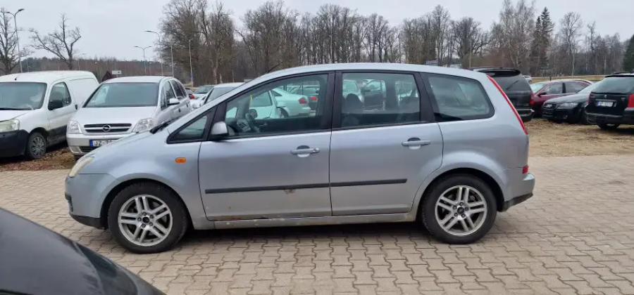 Pelēks Ford C-Max 2004 Valmiera, ar dzinēja tilpumu 1.60 L un nobraukumu 347 tūkst. km par 1100 €, foto 6 vietnē AUTOMOTO.COM.LV