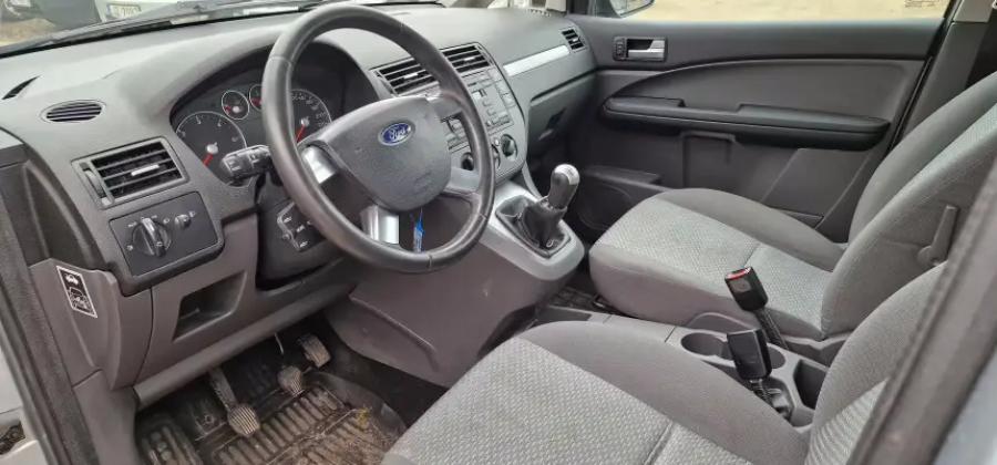 Pelēks Ford C-Max 2004 Valmiera, ar dzinēja tilpumu 1.60 L un nobraukumu 347 tūkst. km par 1100 €, foto 9 vietnē AUTOMOTO.COM.LV