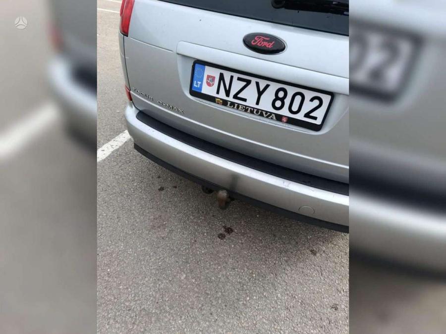 Pelēks Ford C-Max 2004 Šauļi, ar dzinēja tilpumu 1.80 L un nobraukumu 177 tūkst. km par 1300 €, foto 8 vietnē AUTOMOTO.COM.LV
