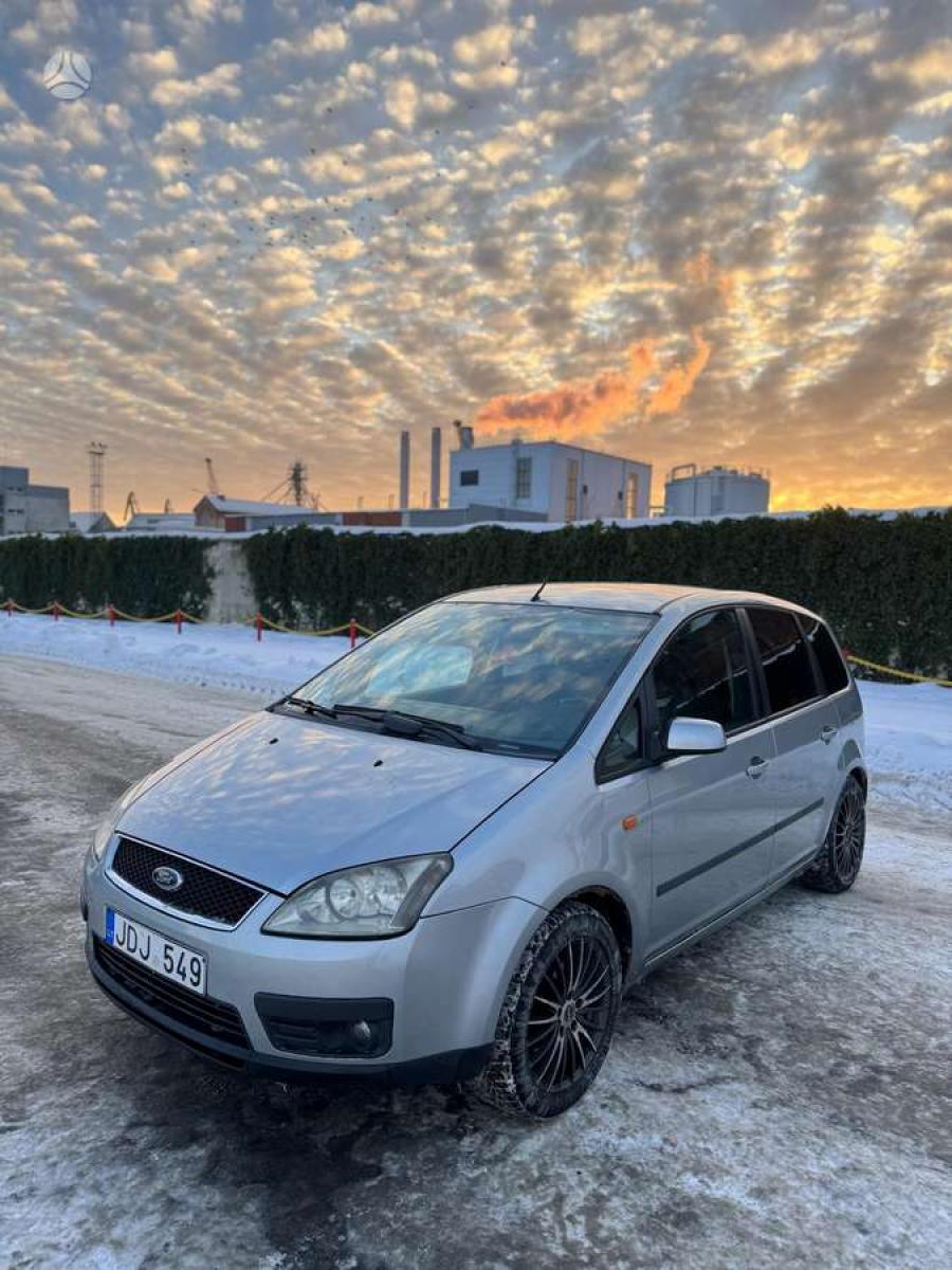 Pelēks Ford C-Max 2005 Klaipėda, ar dzinēja tilpumu 1.56 L un nobraukumu 299 tūkst. km par 1250 €, foto 1 vietnē AUTOMOTO.COM.LV