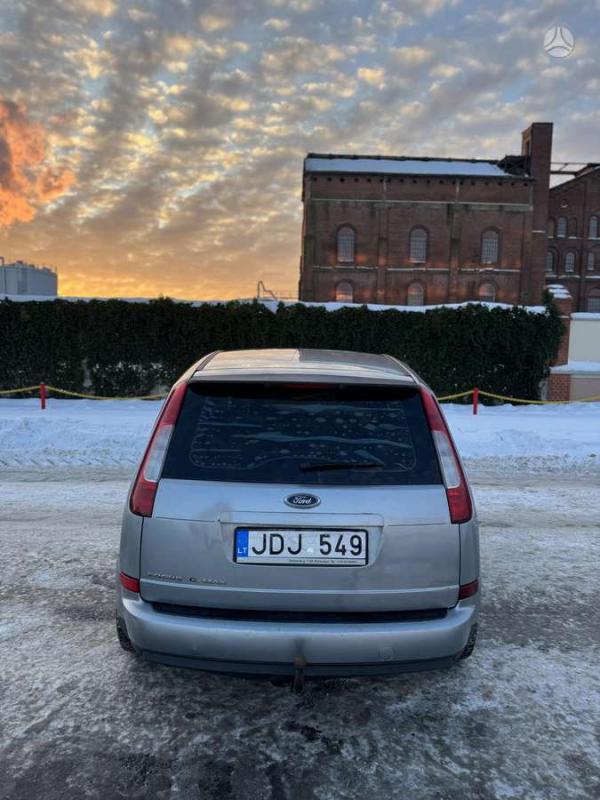 Pelēks Ford C-Max 2005 Klaipėda, ar dzinēja tilpumu 1.56 L un nobraukumu 299 tūkst. km par 1250 €, foto 6 vietnē AUTOMOTO.COM.LV