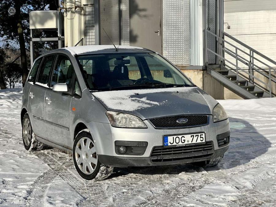 Pelēks Ford C-Max 2005 Viļņa, ar dzinēja tilpumu 1.56 L un nobraukumu 240 tūkst. km par 799 €, foto 3 vietnē AUTOMOTO.COM.LV