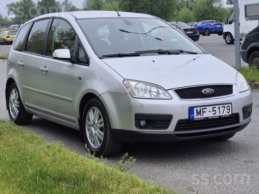 Grey Ford C-Max 2005 in Riga, with an engine capacity of 1.60 L and mileage of 0 thousand km for 1150 €, photo 4 on AUTOMOTO.COM.LV