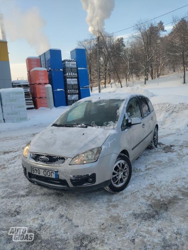 Grey Ford C-Max 2006 in Vilnius, with an engine capacity of 1.60 L and mileage of 269 thousand km for 450 €, photo 2 on AUTOMOTO.COM.LV