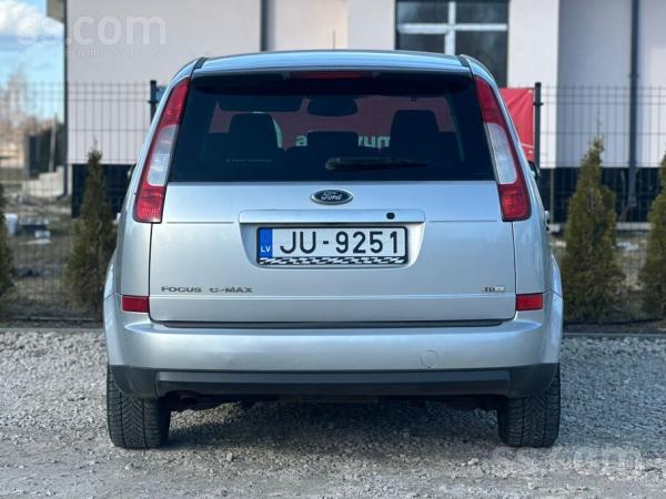 Grey Ford C-Max 2006 in Jelgava, with an engine capacity of 1.80 L and mileage of 0 thousand km for 1390 €, photo 5 on AUTOMOTO.COM.LV