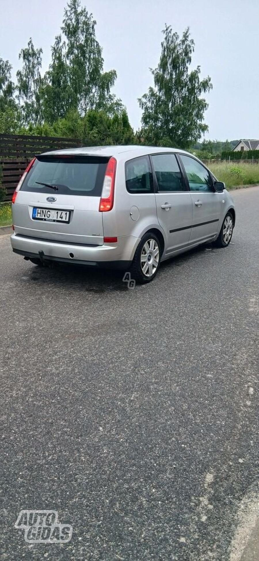 Grey Ford C-Max 2006 in Jonava, with an engine capacity of 1.60 L and mileage of 360 thousand km for 800 €, photo 5 on AUTOMOTO.COM.LV