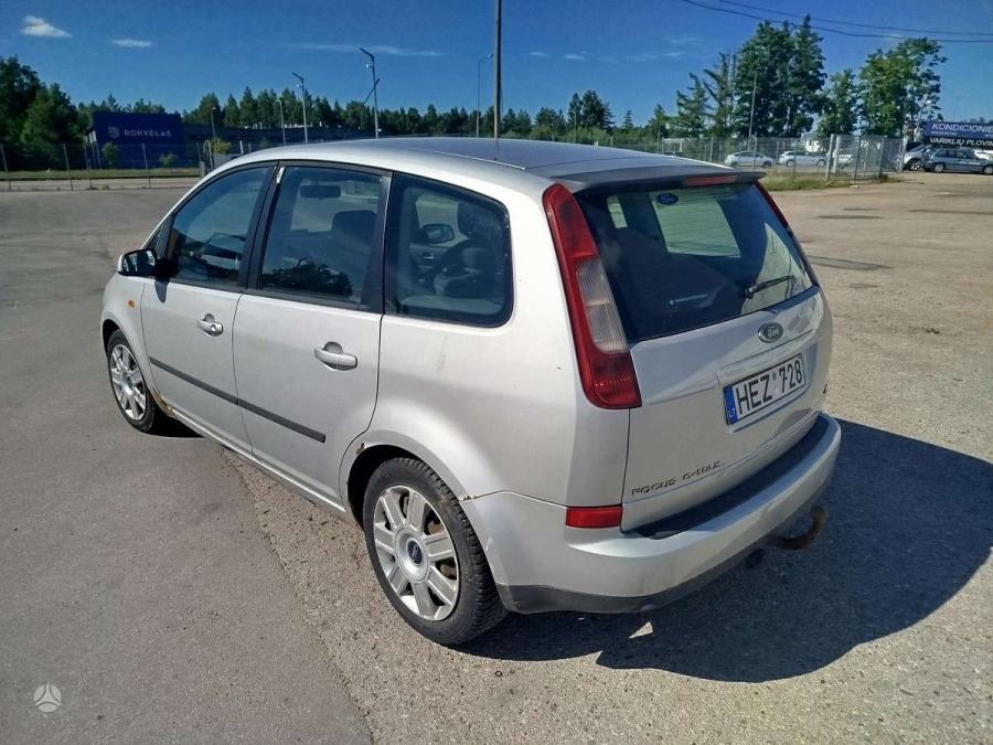 Grey Ford C-Max 2006 in Panevezys, with an engine capacity of 1.56 L and mileage of 254 thousand km for 500 €, photo 5 on AUTOMOTO.COM.LV