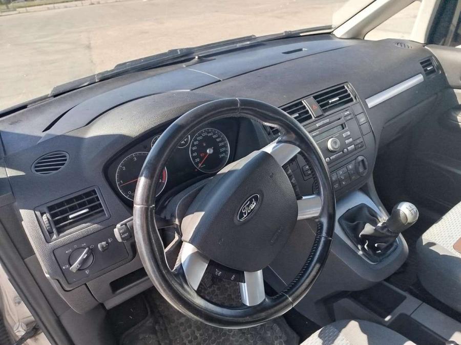 Grey Ford C-Max 2006 in Panevezys, with an engine capacity of 1.56 L and mileage of 254 thousand km for 500 €, photo 6 on AUTOMOTO.COM.LV