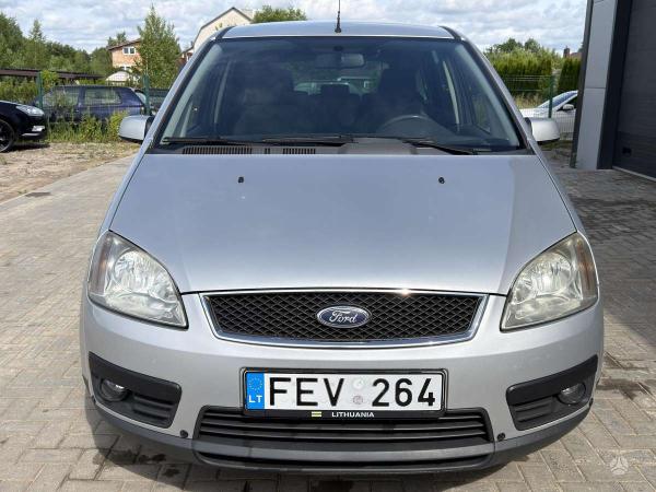 Grey Ford C-Max 2006 in Vilnius, with an engine capacity of 1.60 L and mileage of 264 thousand km for 1350 €, photo 3 on AUTOMOTO.COM.LV