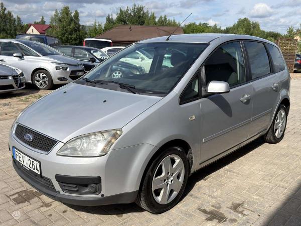Grey Ford C-Max 2006 in Vilnius, with an engine capacity of 1.60 L and mileage of 264 thousand km for 1350 €, photo 5 on AUTOMOTO.COM.LV