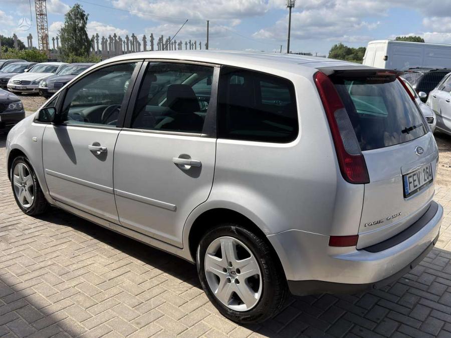 Grey Ford C-Max 2006 in Vilnius, with an engine capacity of 1.60 L and mileage of 264 thousand km for 1350 €, photo 7 on AUTOMOTO.COM.LV