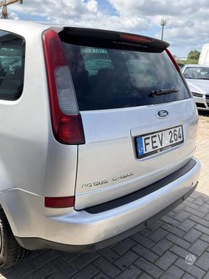Grey Ford C-Max 2006 in Vilnius, with an engine capacity of 1.60 L and mileage of 264 thousand km for 1350 €, photo 8 on AUTOMOTO.COM.LV
