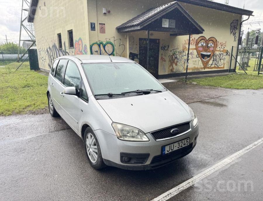 Pelēks Ford C-Max 2006 Rīga, ar dzinēja tilpumu 1.60 L un nobraukumu 322 tūkst. km par 780 €, foto 1 vietnē AUTOMOTO.COM.LV