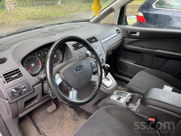 Pelēks Ford C-Max 2006 Rīga, ar dzinēja tilpumu 1.60 L un nobraukumu 322 tūkst. km par 780 €, foto 7 vietnē AUTOMOTO.COM.LV