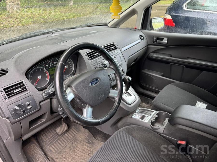 Pelēks Ford C-Max 2006 Rīga, ar dzinēja tilpumu 1.60 L un nobraukumu 322 tūkst. km par 780 €, foto 8 vietnē AUTOMOTO.COM.LV