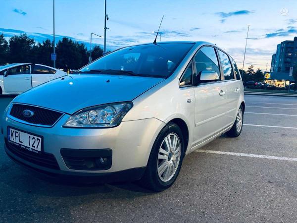 Pelēks Ford C-Max 2006 Viļņa, ar dzinēja tilpumu 1.56 L un nobraukumu 261 tūkst. km par 1100 €, foto 1 vietnē AUTOMOTO.COM.LV