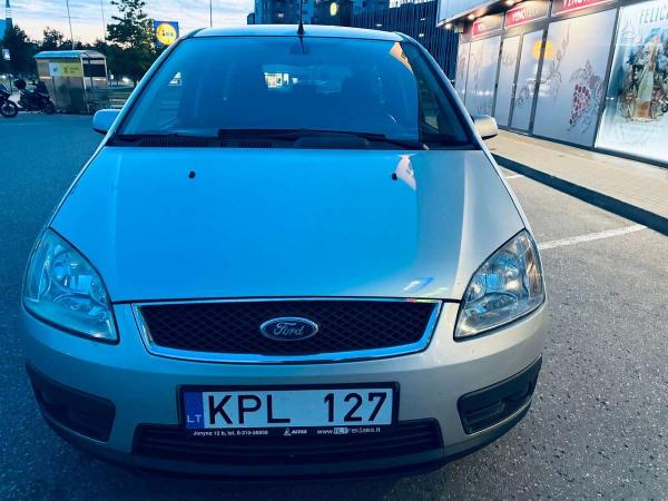 Pelēks Ford C-Max 2006 Viļņa, ar dzinēja tilpumu 1.56 L un nobraukumu 261 tūkst. km par 1100 €, foto 5 vietnē AUTOMOTO.COM.LV