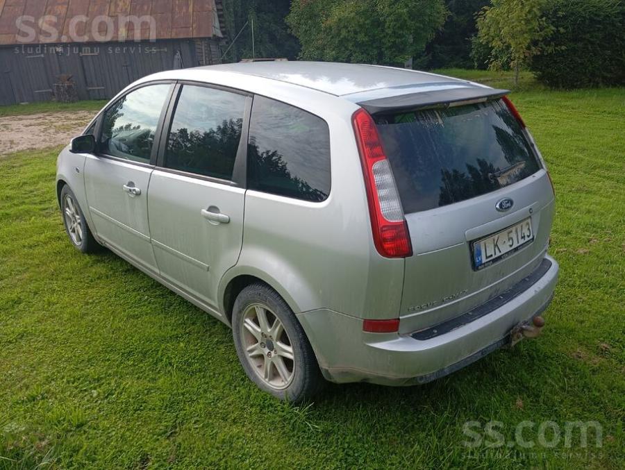 Pelēks Ford C-Max 2006 Cēsis, ar dzinēja tilpumu 1.80 L un nobraukumu 265 tūkst. km par 900 €, foto 4 vietnē AUTOMOTO.COM.LV
