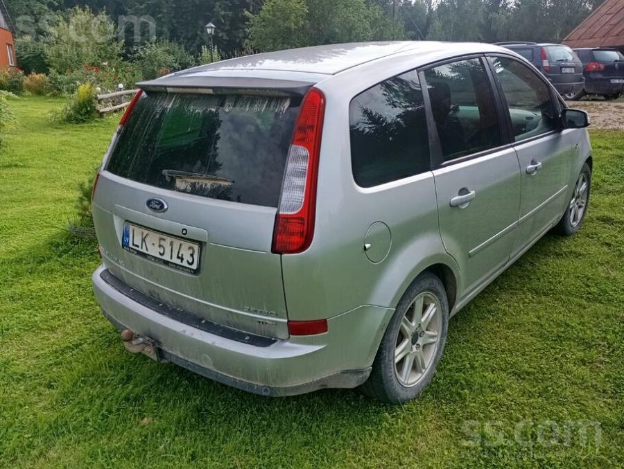 Pelēks Ford C-Max 2006 Cēsis, ar dzinēja tilpumu 1.80 L un nobraukumu 265 tūkst. km par 900 €, foto 5 vietnē AUTOMOTO.COM.LV