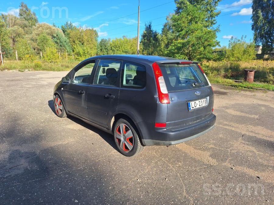Pelēks Ford C-Max 2006 Daugavpils, ar dzinēja tilpumu 1.60 L un nobraukumu 302 tūkst. km par 900 €, foto 7 vietnē AUTOMOTO.COM.LV