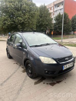 Pelēks Ford C-Max 2006 Liepāja, ar dzinēja tilpumu 1.60 L un nobraukumu 305 tūkst. km par 1200 €, foto  vietnē AUTOMOTO.COM.LV