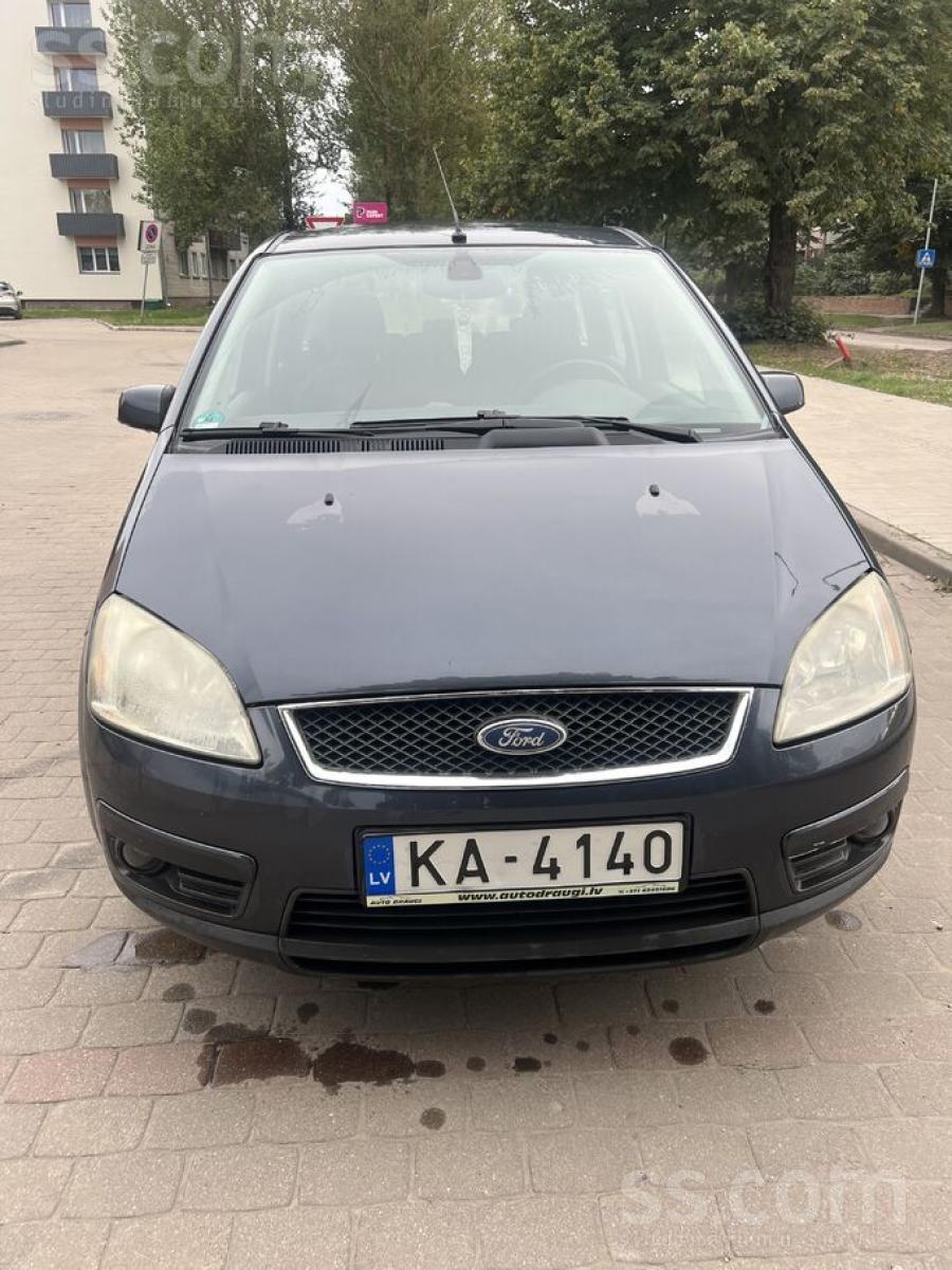 Pelēks Ford C-Max 2006 Liepāja, ar dzinēja tilpumu 1.60 L un nobraukumu 305 tūkst. km par 1200 €, foto 3 vietnē AUTOMOTO.COM.LV