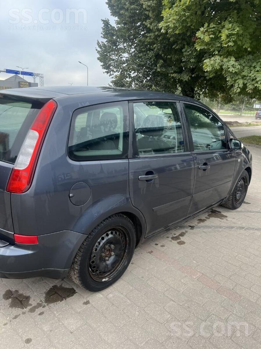 Pelēks Ford C-Max 2006 Liepāja, ar dzinēja tilpumu 1.60 L un nobraukumu 305 tūkst. km par 1200 €, foto 4 vietnē AUTOMOTO.COM.LV