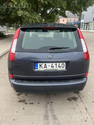 Pelēks Ford C-Max 2006 Liepāja, ar dzinēja tilpumu 1.60 L un nobraukumu 305 tūkst. km par 1200 €, foto 5 vietnē AUTOMOTO.COM.LV