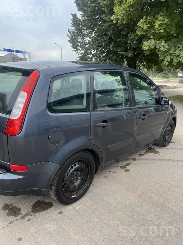 Pelēks Ford C-Max 2006 Liepāja, ar dzinēja tilpumu 1.60 L un nobraukumu 305 tūkst. km par 1200 €, foto 4 vietnē AUTOMOTO.COM.LV
