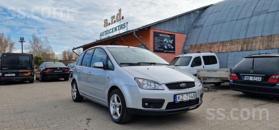 Grey Ford C-Max 2007 in Valmiera, with an engine capacity of 1.80 L and mileage of 458 thousand km for 1450 €, photo 1 on AUTOMOTO.COM.LV