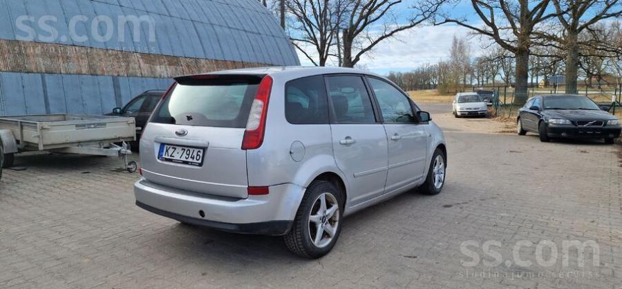 Grey Ford C-Max 2007 in Valmiera, with an engine capacity of 1.80 L and mileage of 458 thousand km for 1450 €, photo 3 on AUTOMOTO.COM.LV