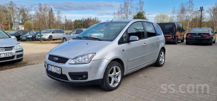 Grey Ford C-Max 2007 in Valmiera, with an engine capacity of 1.80 L and mileage of 458 thousand km for 1450 €, photo 6 on AUTOMOTO.COM.LV
