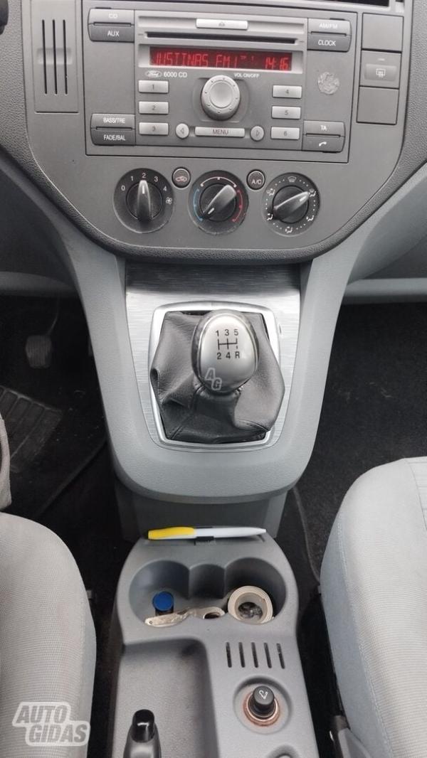 Pelēks Ford C-Max 2007 Marijampole, ar dzinēja tilpumu 1.60 L un nobraukumu 379 tūkst. km par 1500 €, foto 9 vietnē AUTOMOTO.COM.LV