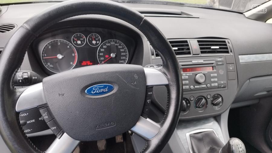 Grey Ford C-Max 2007 in Marijampole, with an engine capacity of 1.60 L and mileage of 379 thousand km for 1500 €, photo 8 on AUTOMOTO.COM.LV