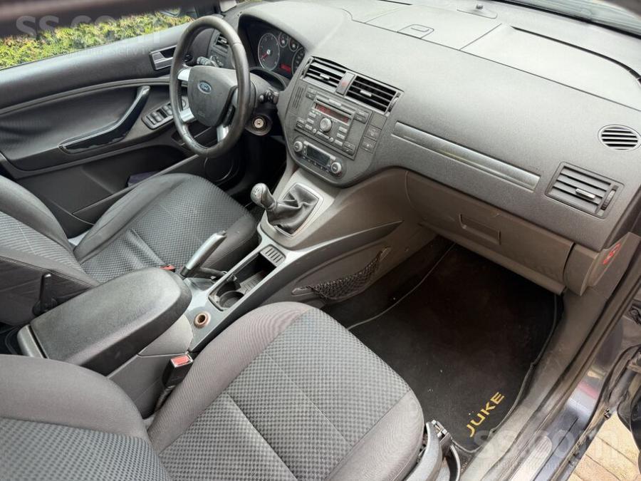 Grey Ford C-Max 2007 in Riga, with an engine capacity of 1.80 L and mileage of 253 thousand km for 950 €, photo 9 on AUTOMOTO.COM.LV