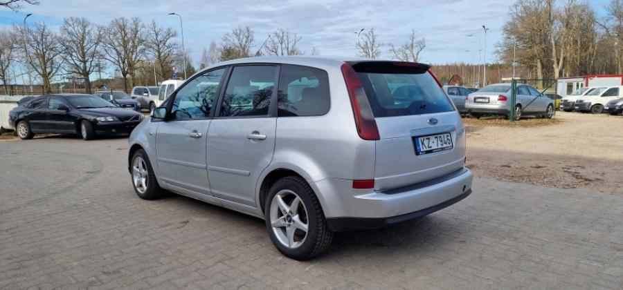 Pelēks Ford C-Max 2007 Rīga, ar dzinēja tilpumu 1.80 L un nobraukumu 458 tūkst. km par 1450 €, foto 5 vietnē AUTOMOTO.COM.LV