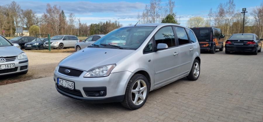Pelēks Ford C-Max 2007 Rīga, ar dzinēja tilpumu 1.80 L un nobraukumu 458 tūkst. km par 1450 €, foto 7 vietnē AUTOMOTO.COM.LV