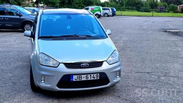 Grey Ford C-Max 2007 in Cesis, with an engine capacity of 1.80 L and mileage of 322 thousand km for 1850 €, photo 2 on AUTOMOTO.COM.LV